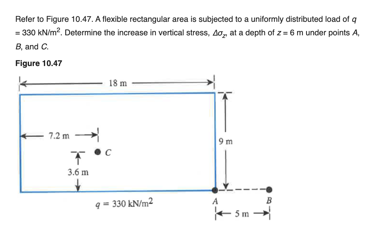 Solved Refer to Figure 10.47. A flexible rectangular area is | Chegg.com