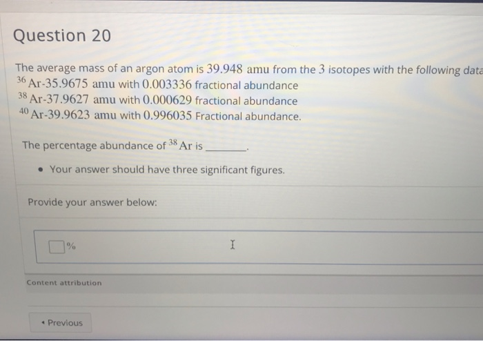 Solved Can you show how to solve this isotope question step | Chegg.com