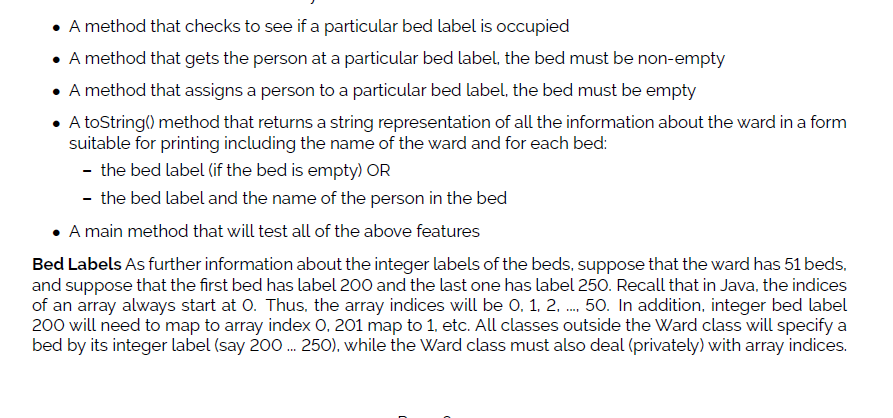 Purpose: Defining a not-quite-simple Java class based | Chegg.com