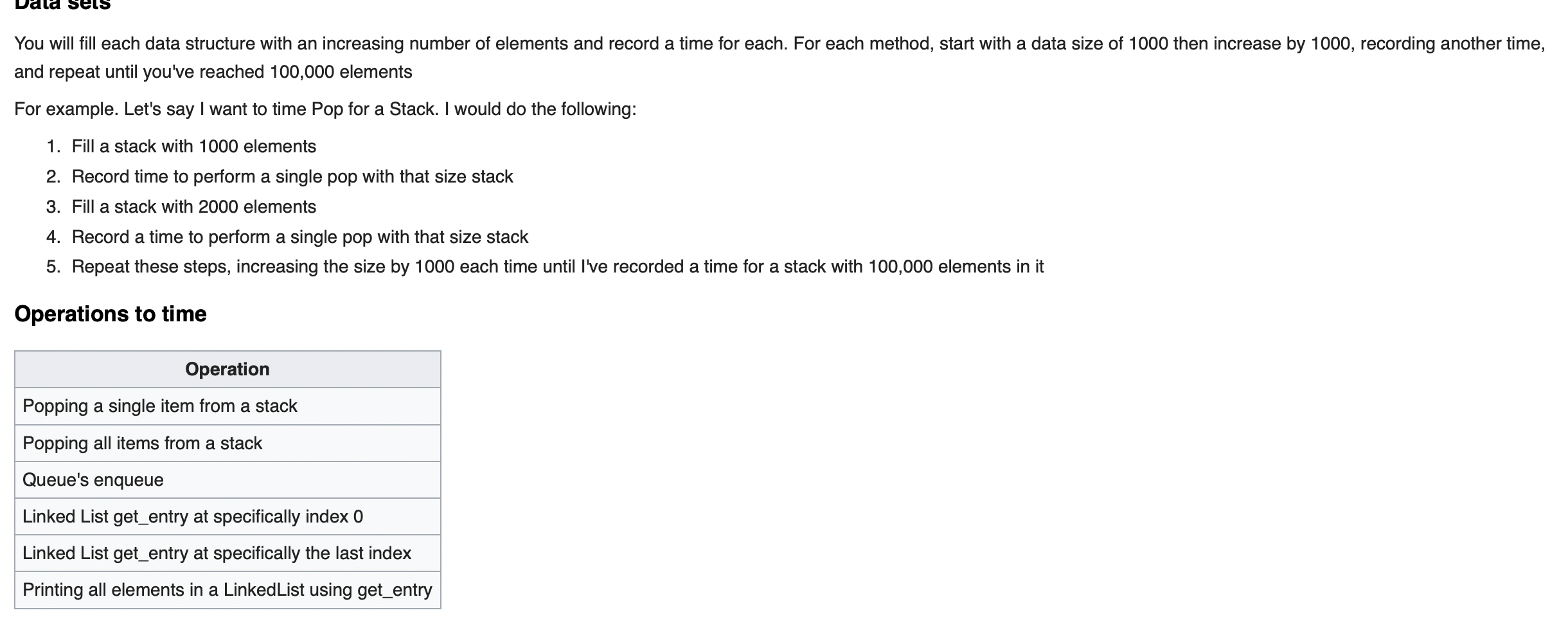 Timing a block of code To handle the timing we'll be | Chegg.com