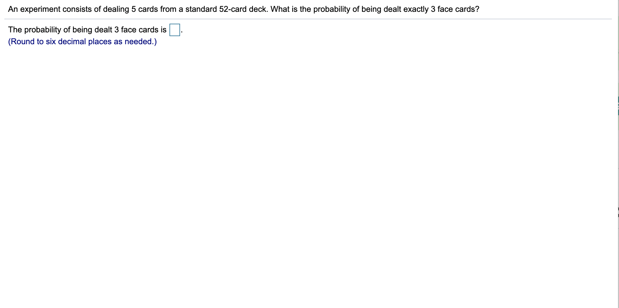 Solved An experiment consists of dealing 5 cards from a | Chegg.com