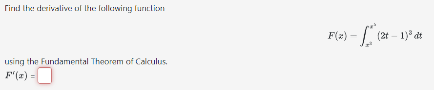 Solved Find the derivative of the following | Chegg.com