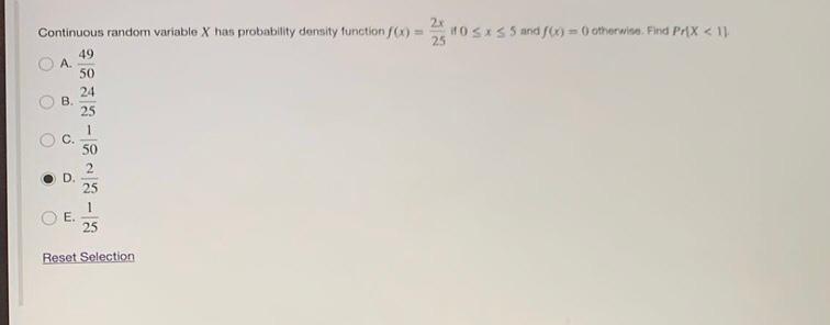 Solved Continuous random variable X has probability density | Chegg.com