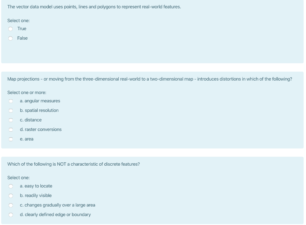 Solved The vector data model uses points, lines and polygons | Chegg.com