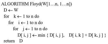 Solved Apply Floyd’s algorithm on the following graph. What | Chegg.com