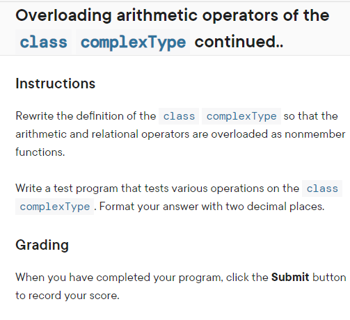 Solved Programming Exercise 13-8 Rewrite the definition | Chegg.com