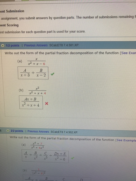 Solved ent Submission assignment, you submit answers by | Chegg.com