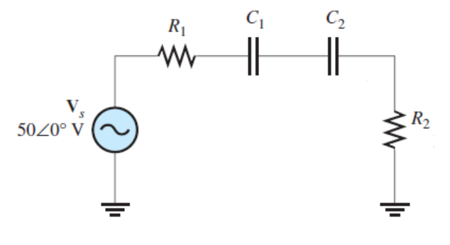 Solved Determine The Phase Angle Between The Applied Voltage 9075