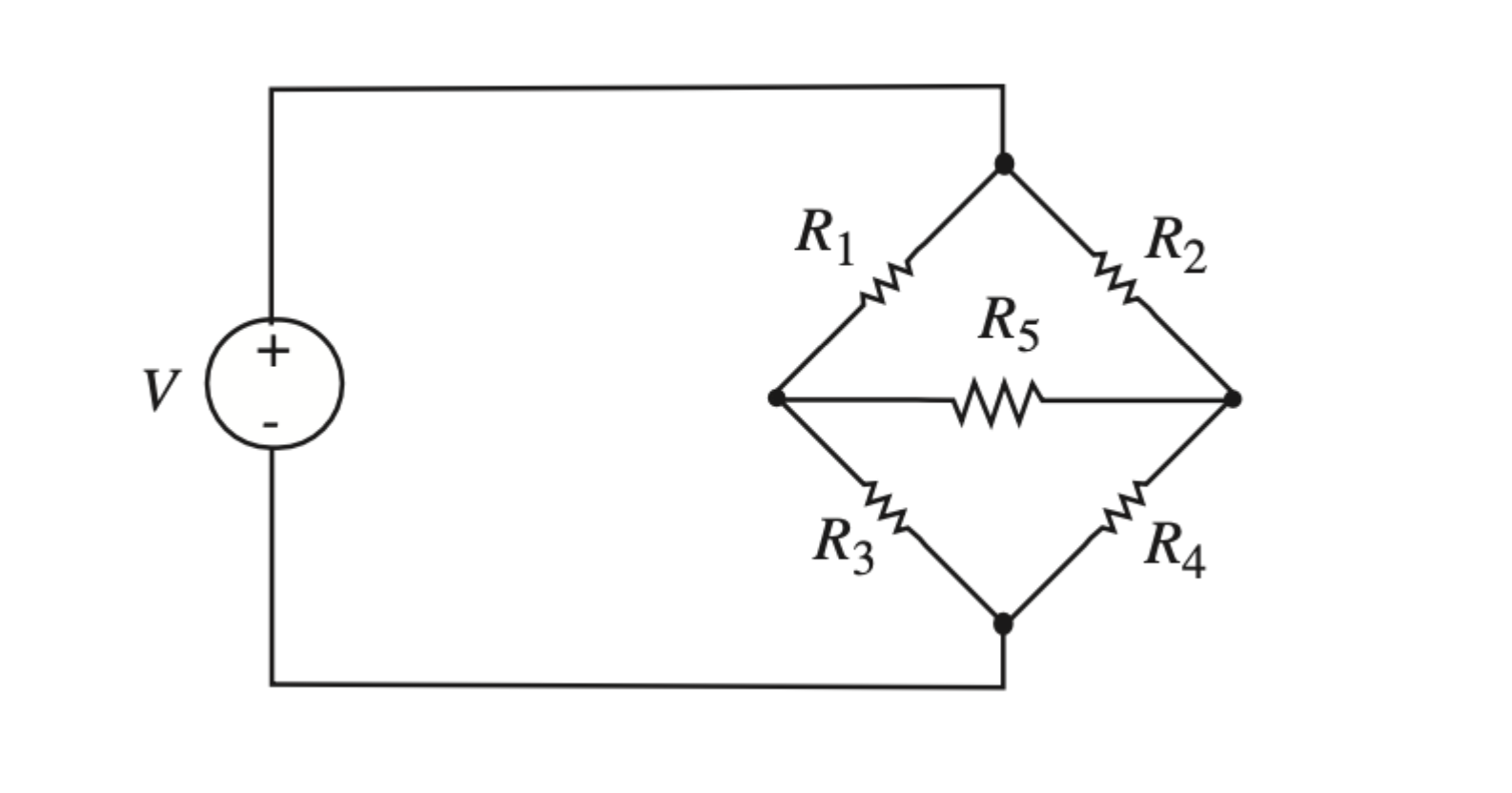 Solved This is a bridge circuit, which is often used in the | Chegg.com