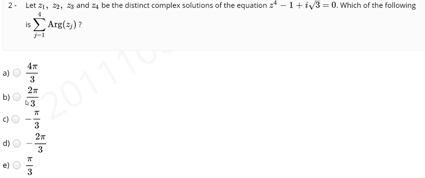 Solved 2 - Let z1,z2,z3 and z4 be the distinct complex | Chegg.com