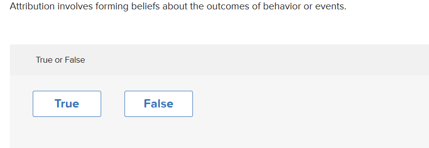 Solved Attribution involves forming beliefs about the | Chegg.com