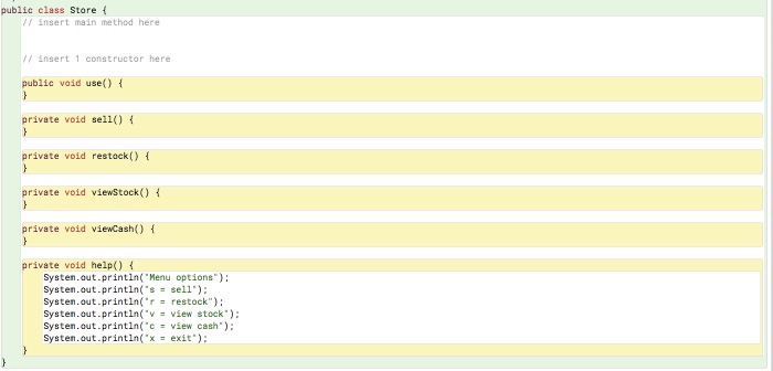 Solved Hi in java Will anyone be able to code this? | Chegg.com