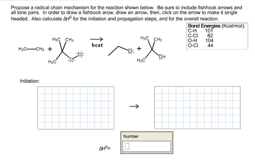 Solved Propose a radical chain mechanism for the reaction | Chegg.com
