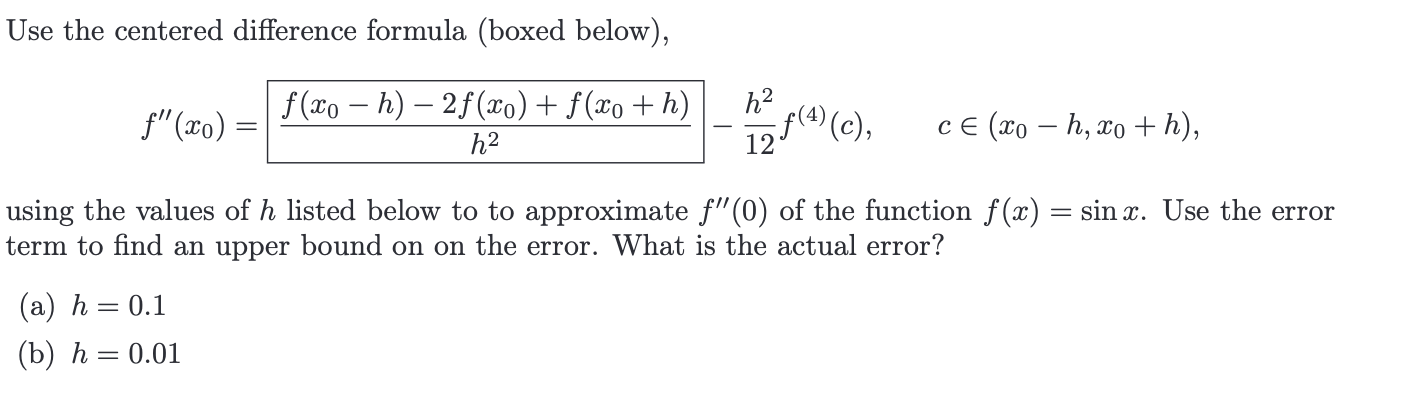 Solved How do you get he upper bound? What is the formula? | Chegg.com
