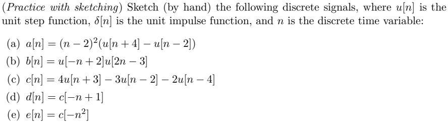 Solved (Practice with sketching) Sketch (by hand) the | Chegg.com
