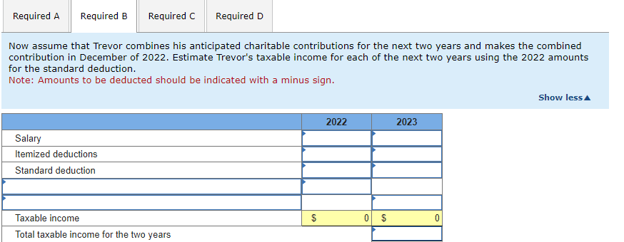 Solved Trevor is a single individual who is a cash-method, | Chegg.com