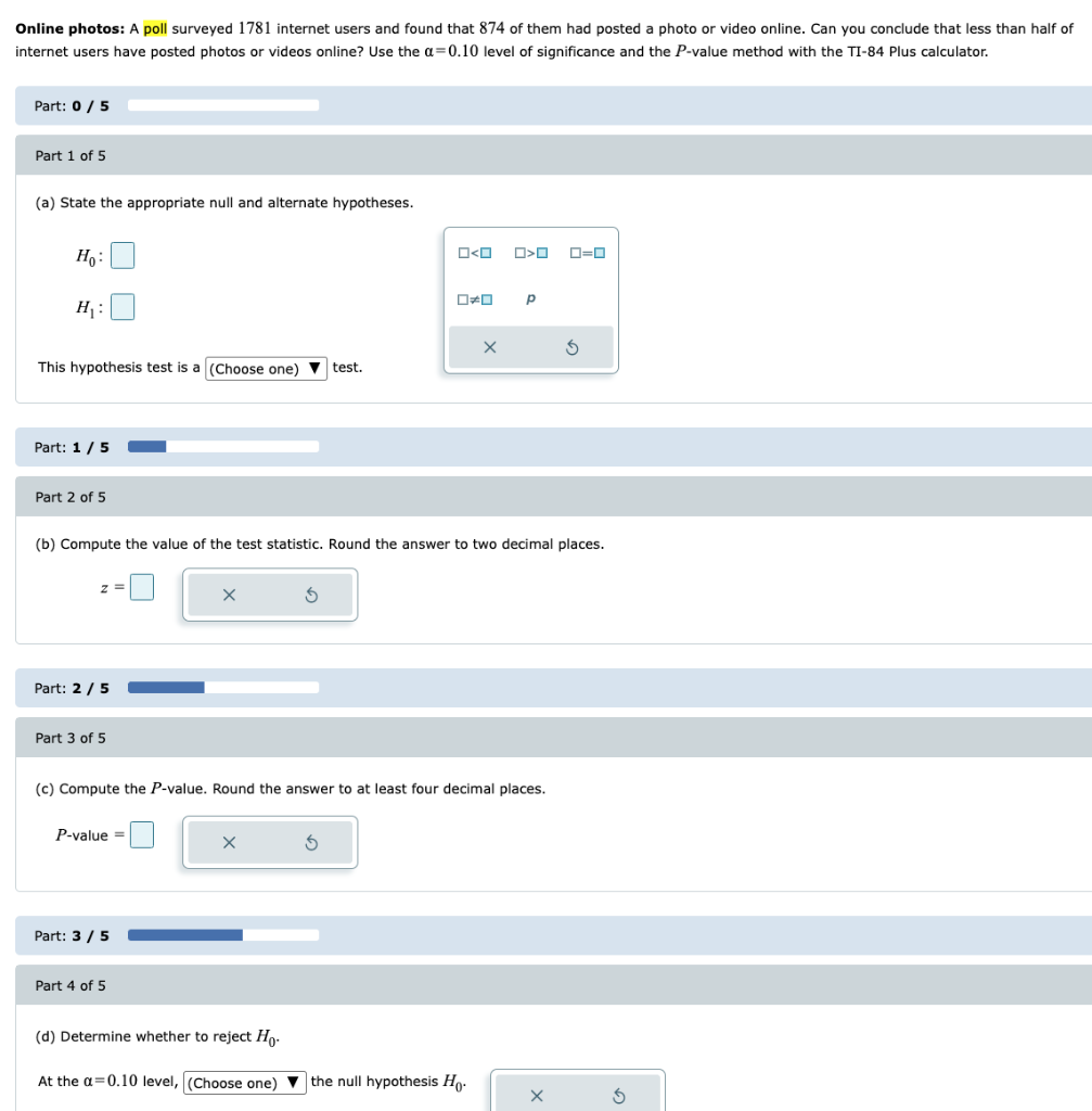 Solved Online photos: A poll surveyed 1781 internet users | Chegg.com