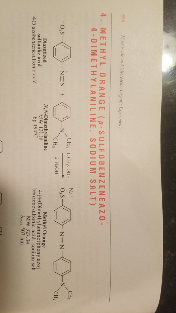 Solved 596 Macroscale and Microscale Organic Experiments | Chegg.com