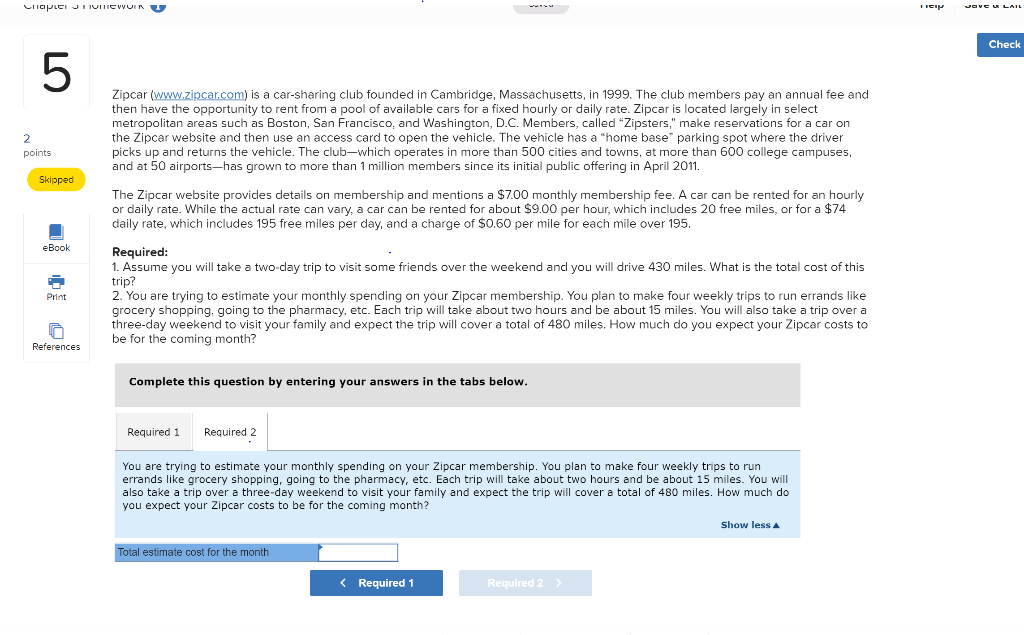Solved Chapter 3 Homework i Saved Help Save & Exit Submi | Chegg.com