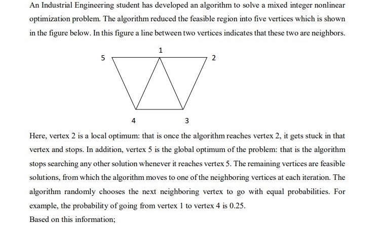 An Industrial Engineering student has developed an | Chegg.com