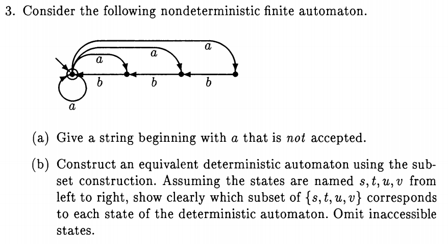 Solved 3. Consider the following nondeterministic finite | Chegg.com