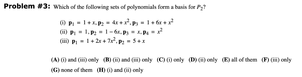 Solved Problem 3 Which Of The Following Sets Of Chegg solved-problem-3-which-of-the-following-sets-of-chegg