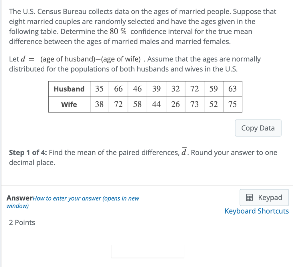 Solved Step 2 Of 4 Find The Critical Value That Should Be