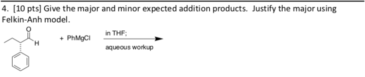 Solved 4. [10 pts] Give the major and minor expected | Chegg.com