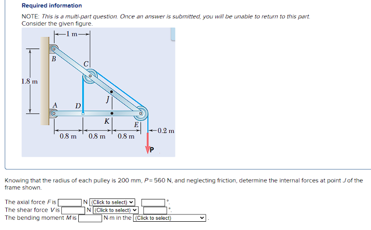 Solved Required information NOTE: This is a multi-part | Chegg.com