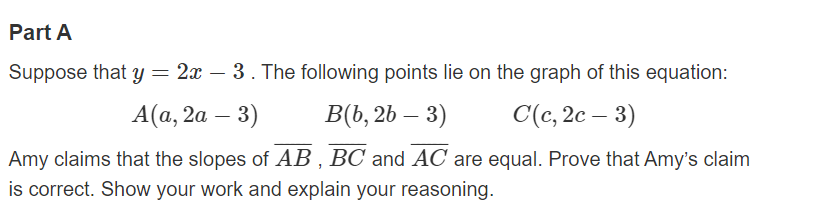 Solved Suppose that y=2x−3. The following points lie on the | Chegg.com