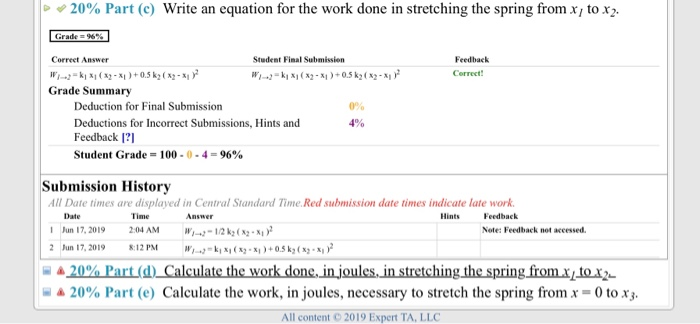 Solved 8:36 usi38ok.theexpertta.com HW07-Work & Energy Begin | Chegg.com