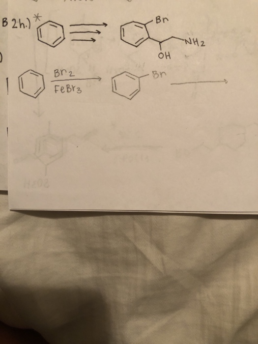 Solved 2. OH Br2 FeBr3 | Chegg.com