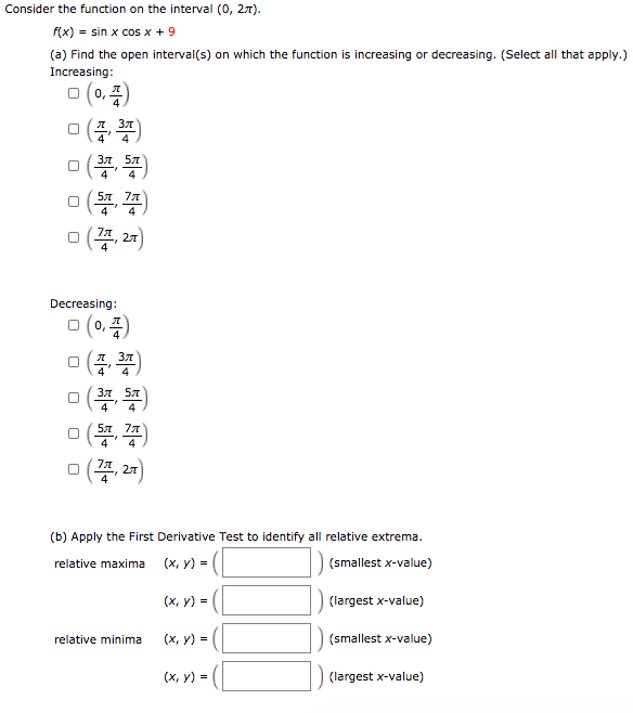 Solved Consider the function on the interval (0, 27). f(x) = | Chegg.com