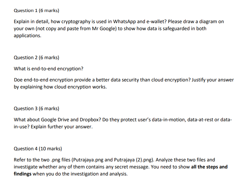 Solved Explain in detail, how cryptography is used in | Chegg.com