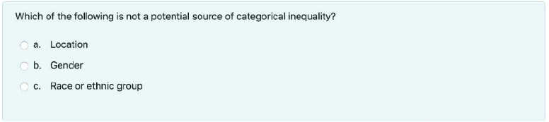 Solved Which of the following is not a potential source of | Chegg.com