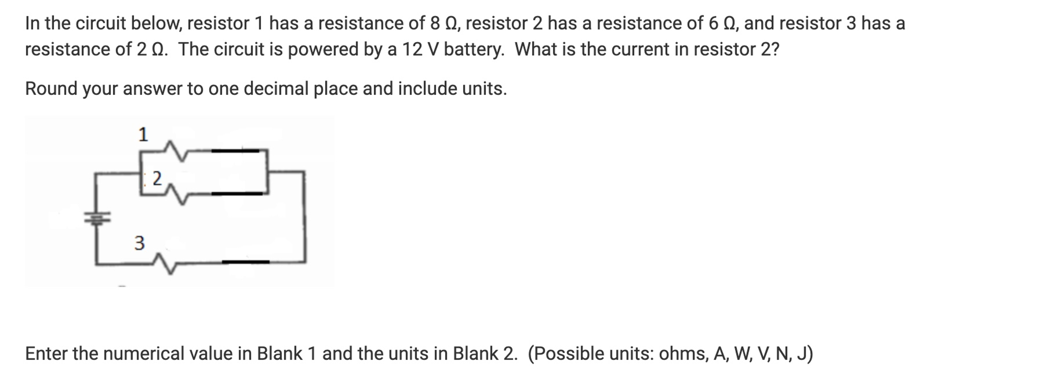 Solved In the circuit below, resistor 1 ﻿has a resistance of | Chegg.com