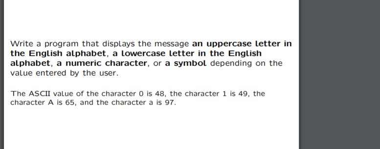 Solved Write a program that displays the message an | Chegg.com