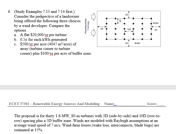 Solved 6. (Study Examples 7.13 and 7.14 first.) 5D Consider | Chegg.com