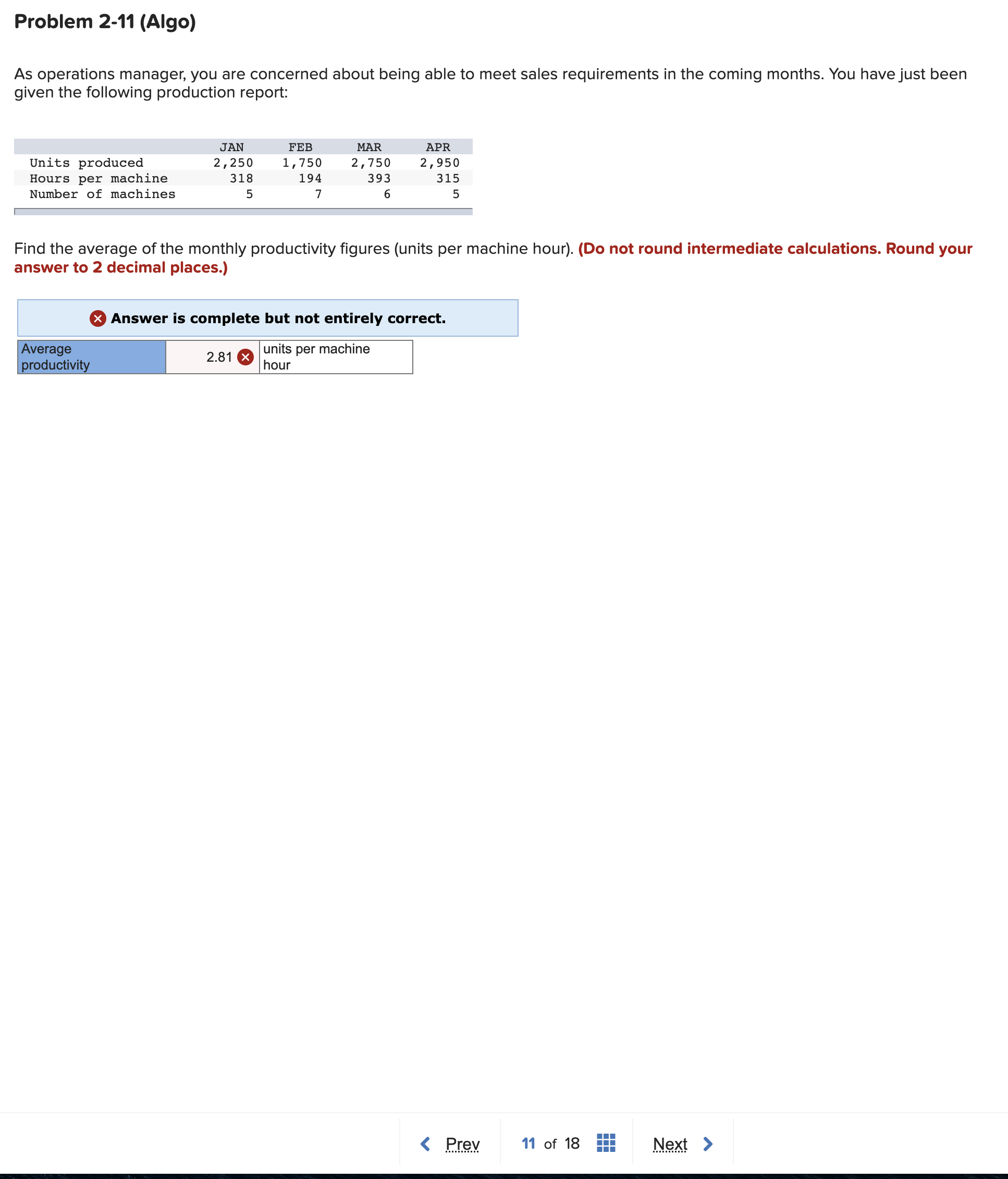 Solved As operations manager, you are concerned about being | Chegg.com