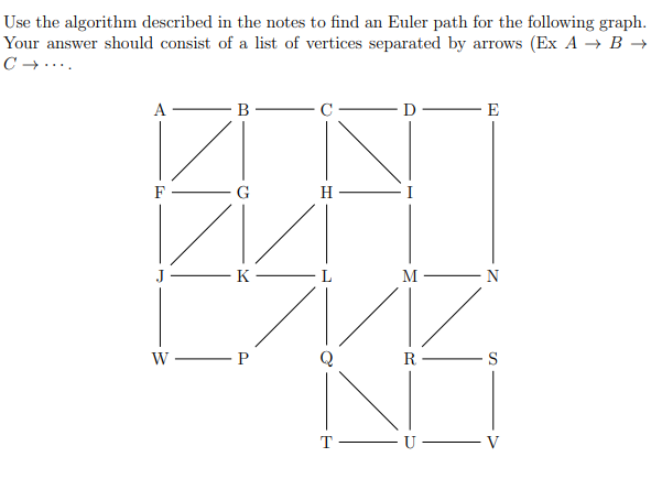 Solved Use the algorithm described in the notes to find an | Chegg.com