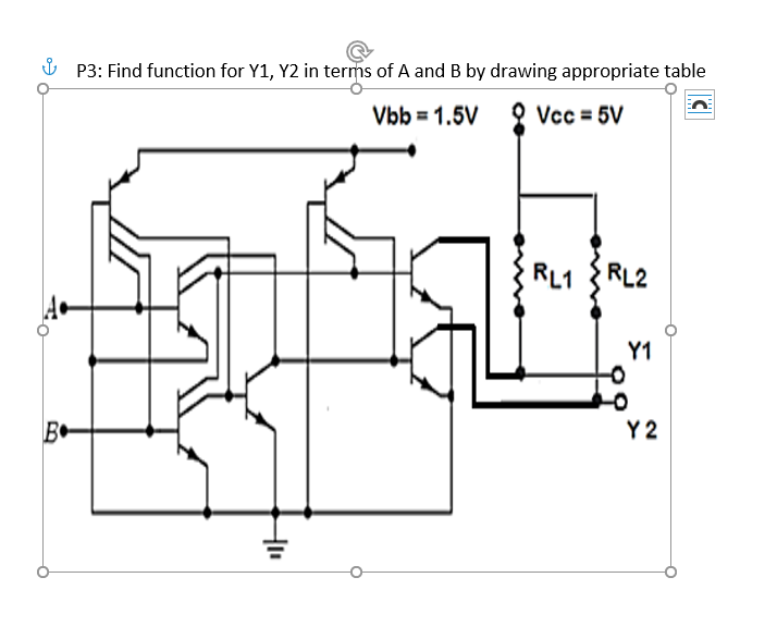 Solved i) P3: Find function for Y1,Y2 in terms of A and B by | Chegg.com