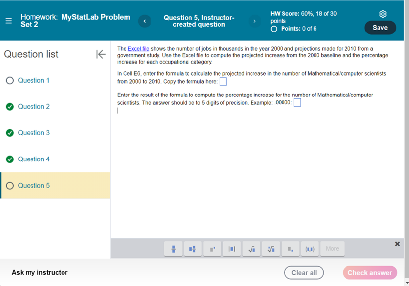 Solved Question 3 Question 4 Question 5 Ask my instructor | Chegg.com