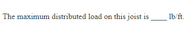 Solved DL = 60 psf; LL = 40 psf; span is 28 feet; 4'o.c. | Chegg.com
