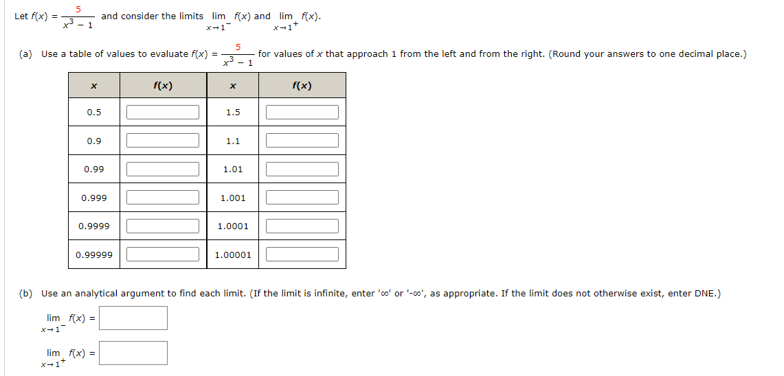 Solved Let f(x) = and consider the limits lim f(x) and lim | Chegg.com
