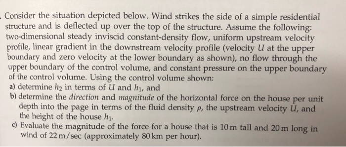 Solved Consider the situation depicted below. Wind strikes | Chegg.com