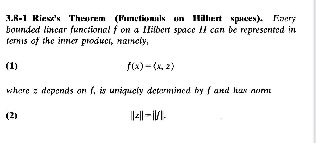 Solved Examples 4.8-5 Hilbert space. In a Hilbert space, xn | Chegg.com