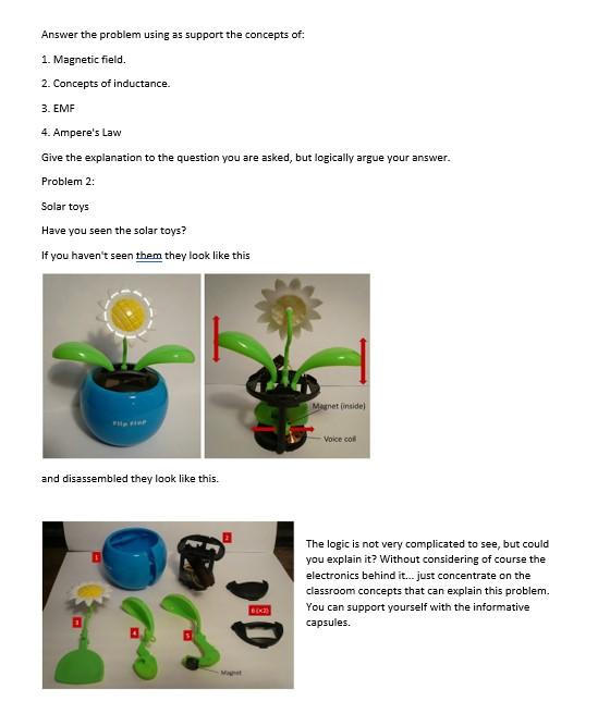 Solved Answer the problem using as support the concepts of: | Chegg.com