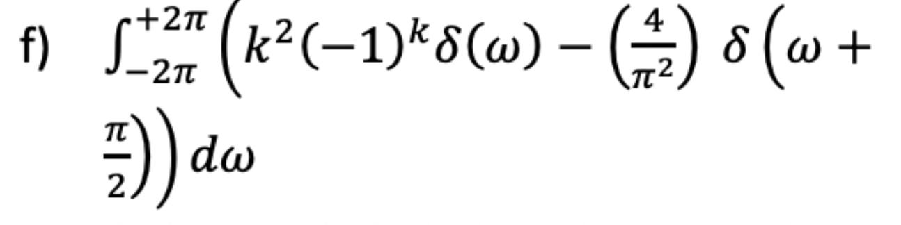 Solved Find the integration result for integration of these | Chegg.com