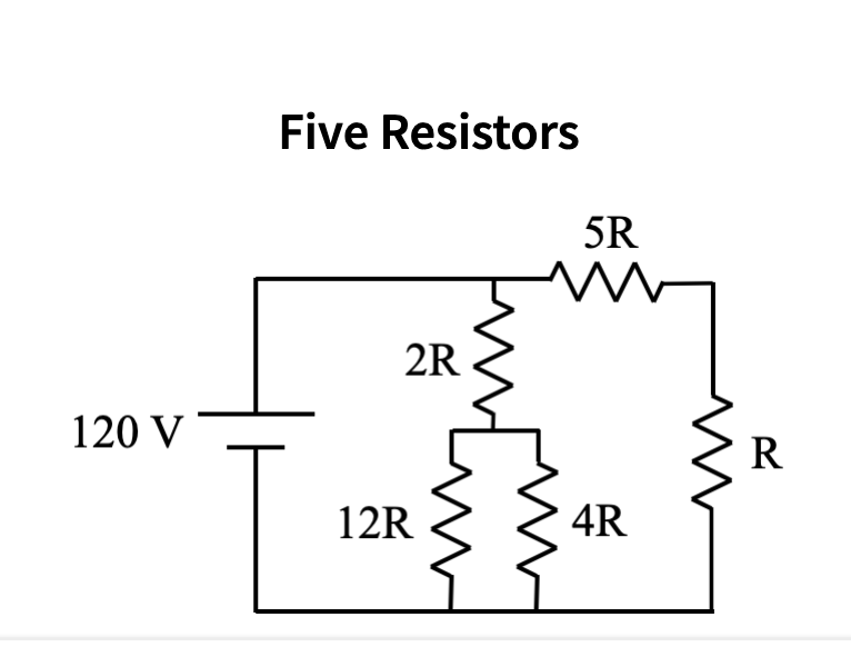 Solved If R = 2Ω what is the current flowing through the 2R | Chegg.com