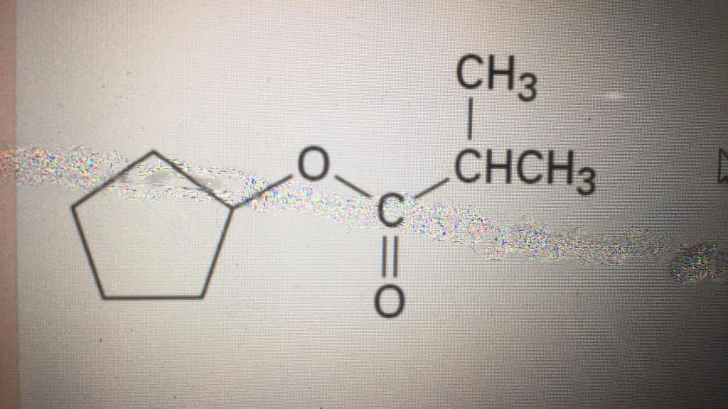 Solved CH3 O CHCH3 O=0 | Chegg.com